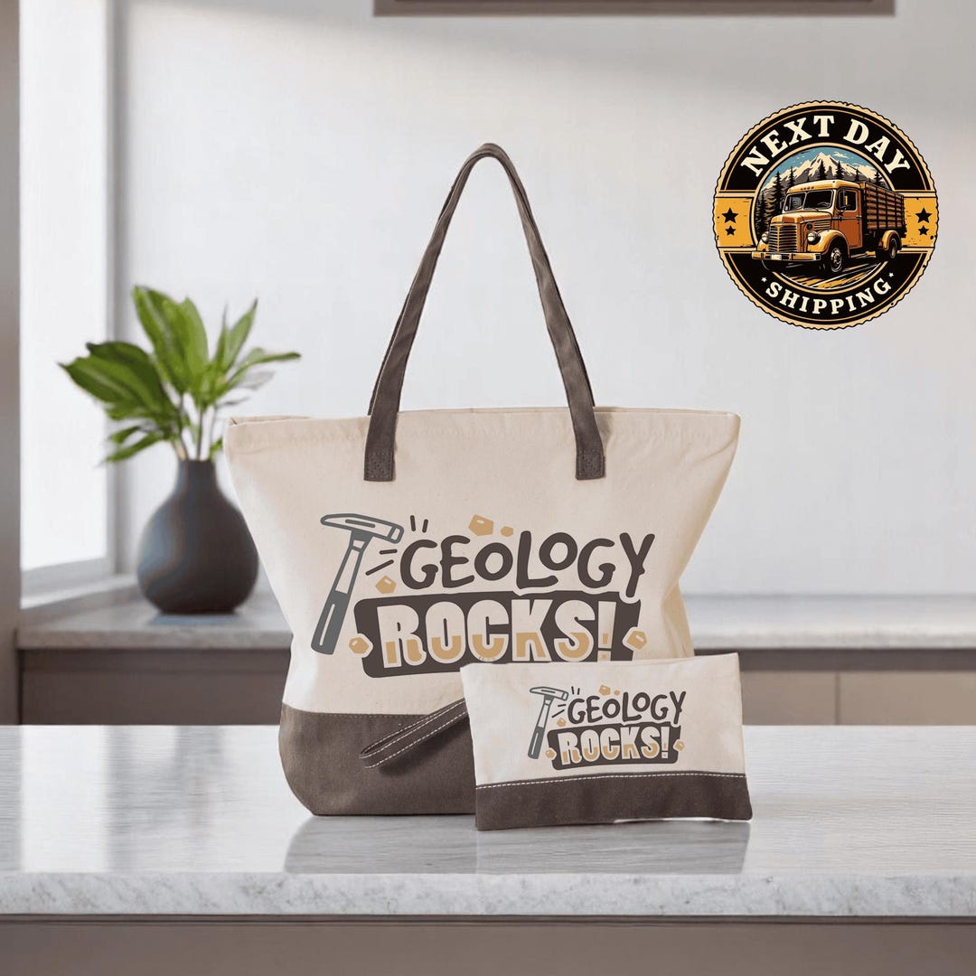 Geology Rocks Tote Bag, Geology Lover Tote Bag, Cute Rockhound Gift ...