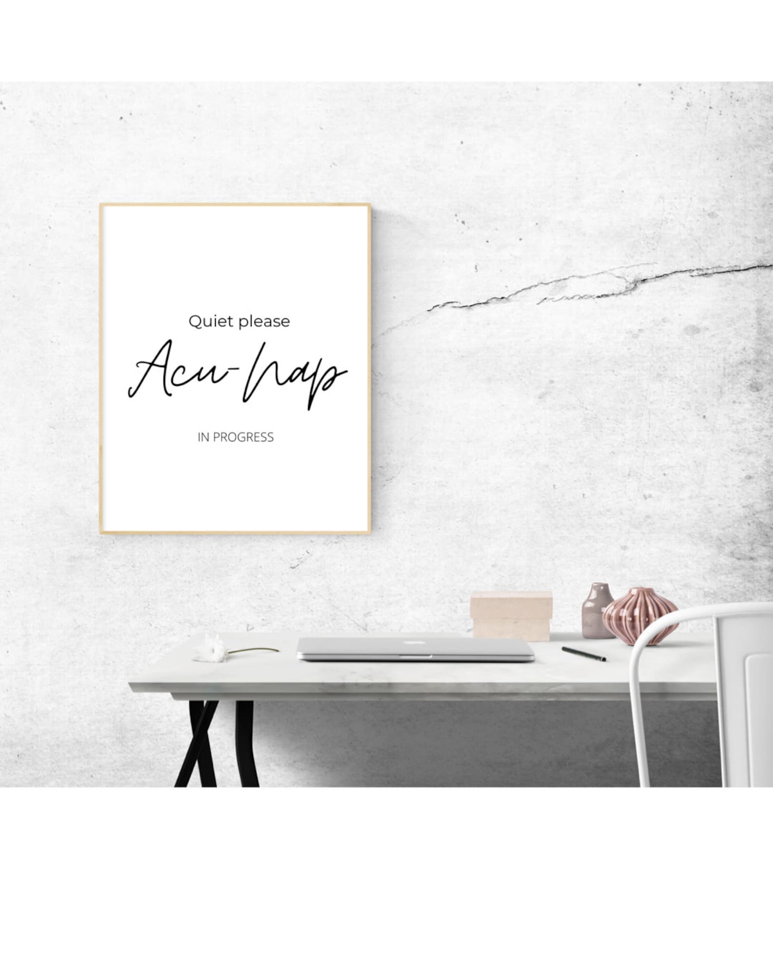 Digital Printable Acupuncture Quiet Sign | Acupuncture Decor ...