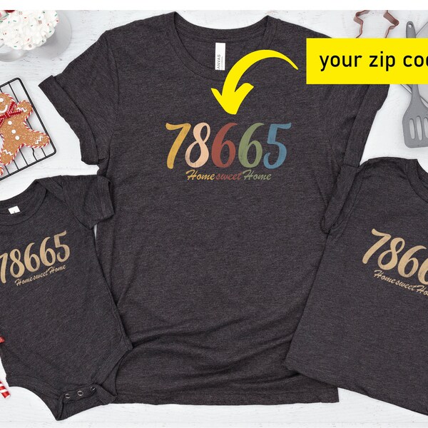 Zip Code Shirt - Etsy