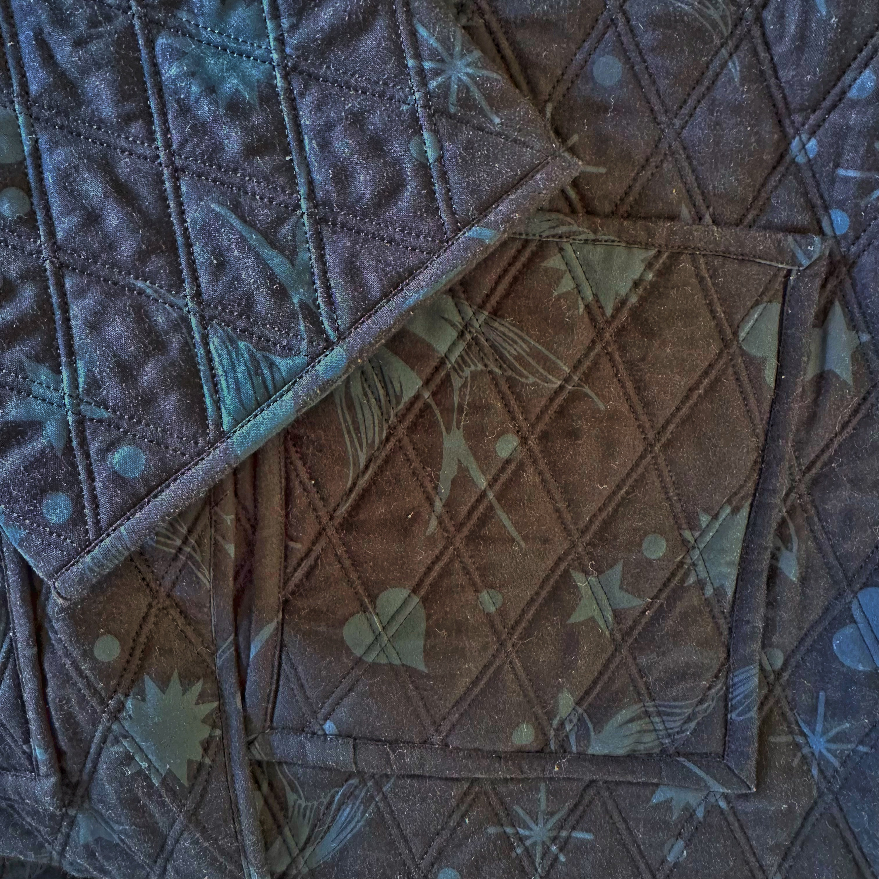 Quilted Long Coat Made From a Tula Pink Fabrics With English Paper ...