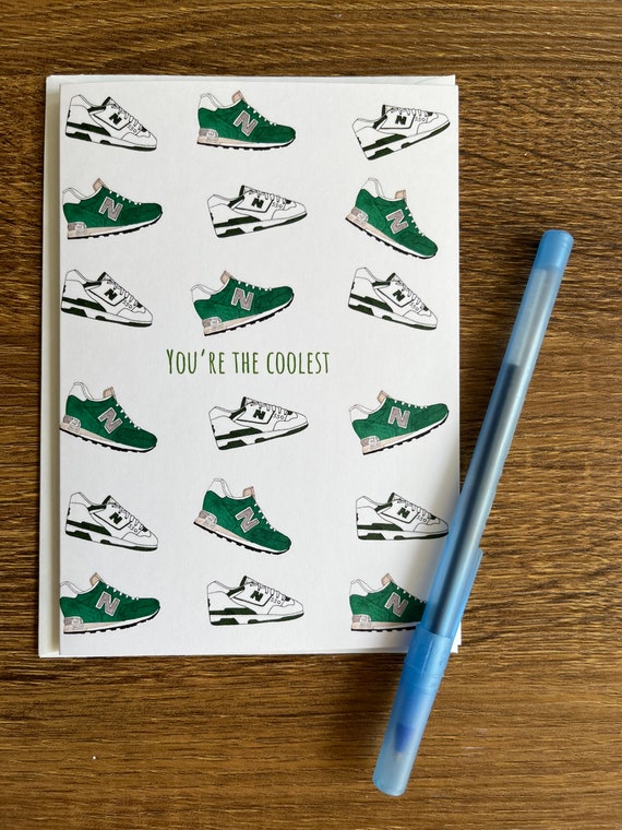 Youre the Coolest Sneakers Greeting Card - Etsy