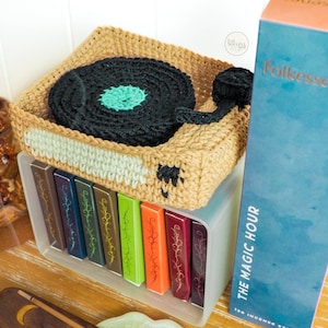 Spin Your Record Player Coasters Crochet Pattern - Etsy