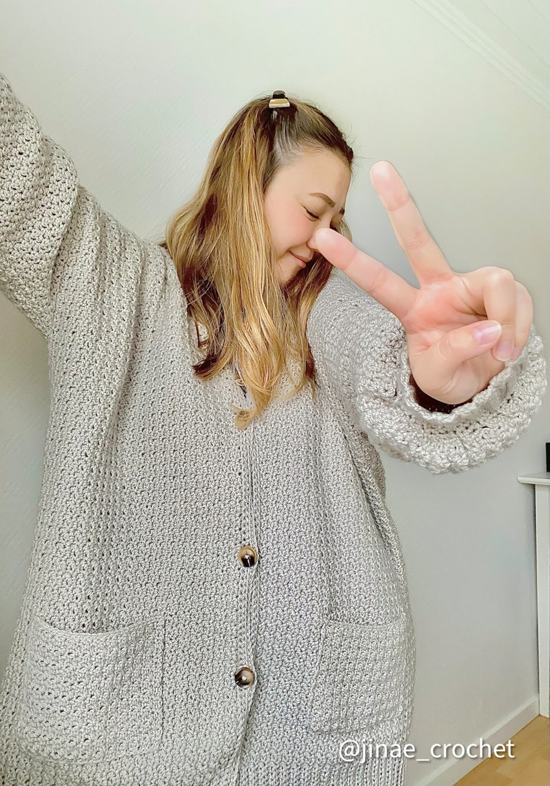 Cuddle-up Cardigan Pattern PDF - Etsy