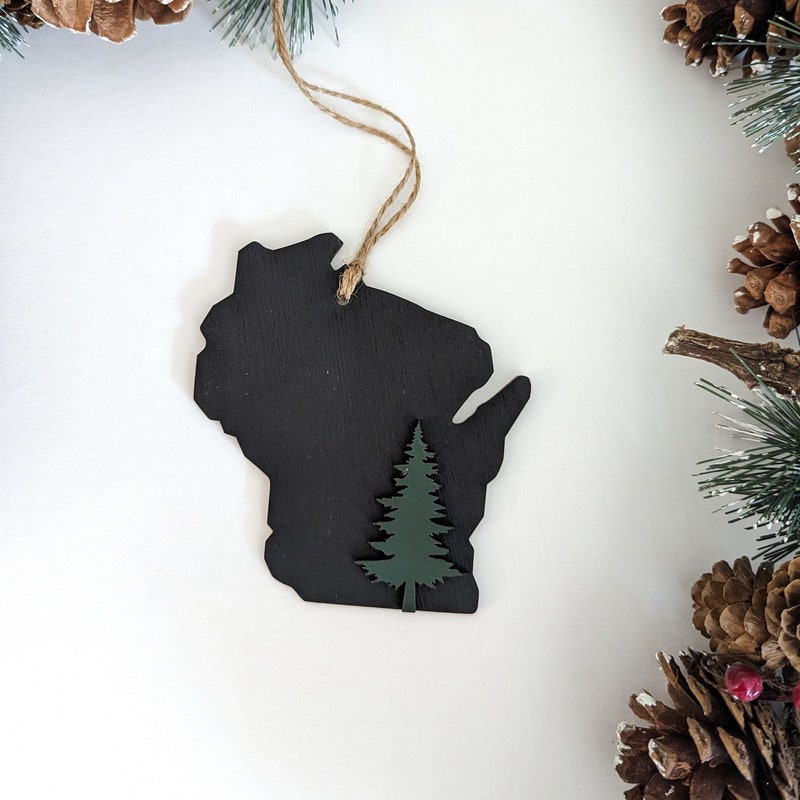 Wisconsin Ornament - Etsy
