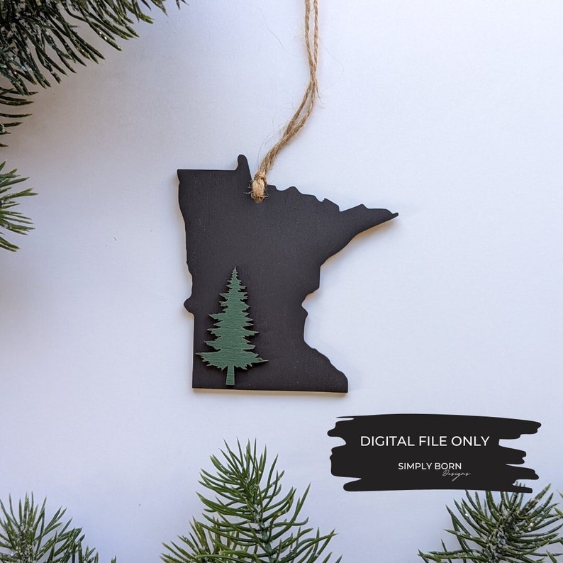 MN Ornament Svg, Minnesota Digital File, Minnesota Svg, MN Svg ...
