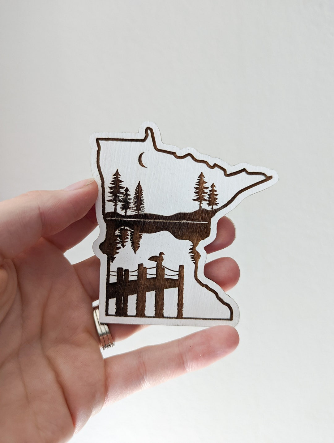 Minnesota Magnet State Magnets Minnesota State MN Decor - Etsy