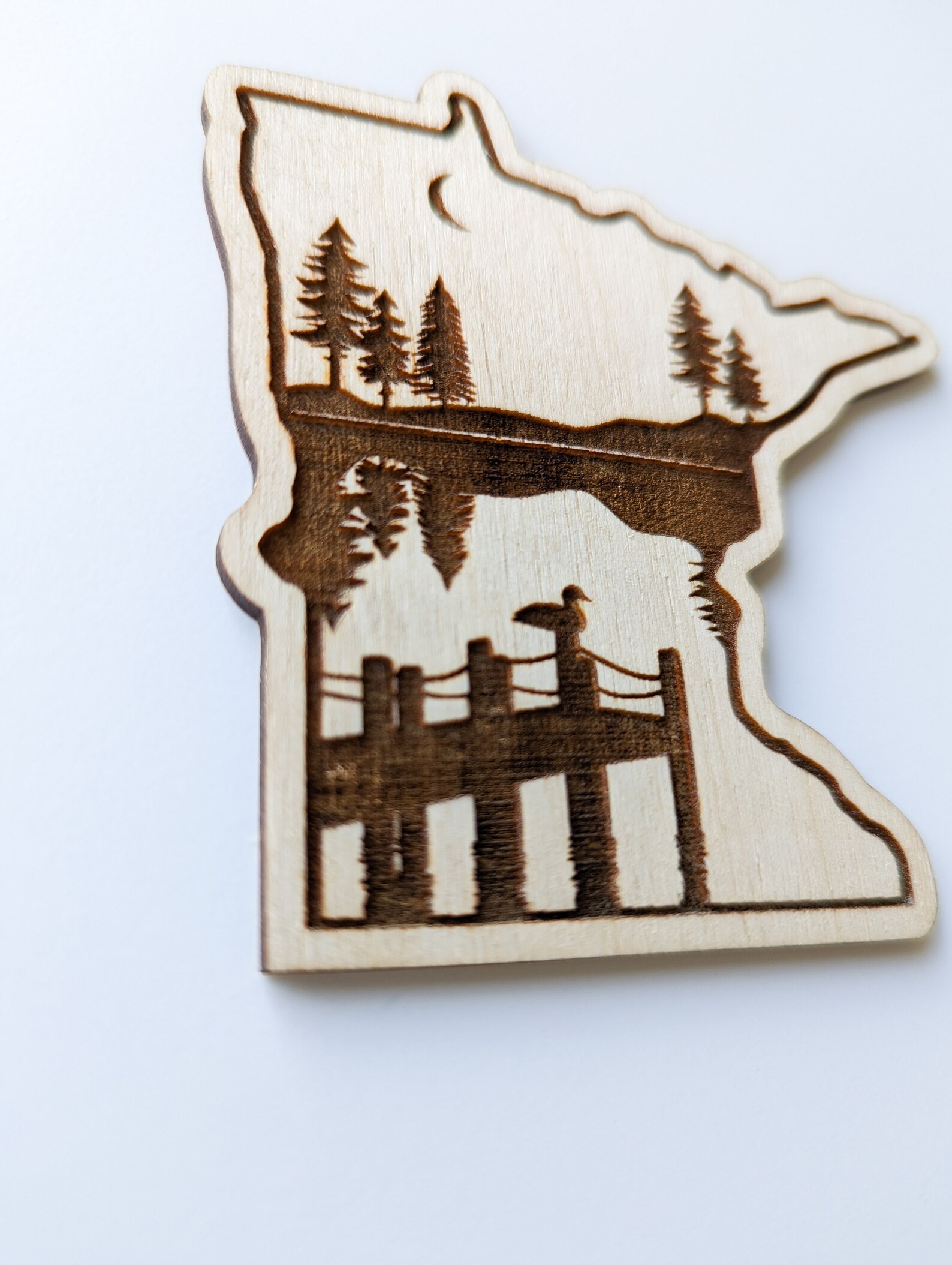 Minnesota Magnet State Magnets Minnesota State MN Decor - Etsy