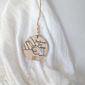 Hospital Bracelet Keepsake, Baby Keepsake, Newborn Ornament, Baby First ...