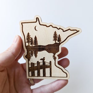 Minnesota Magnet, State Magnets, Minnesota State, MN Decor, Minnesota ...