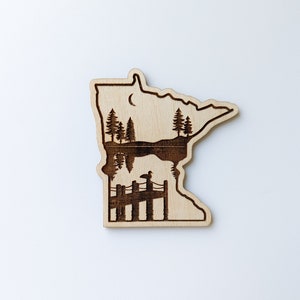 Minnesota Magnet, State Magnets, Minnesota State, MN Decor, Minnesota ...