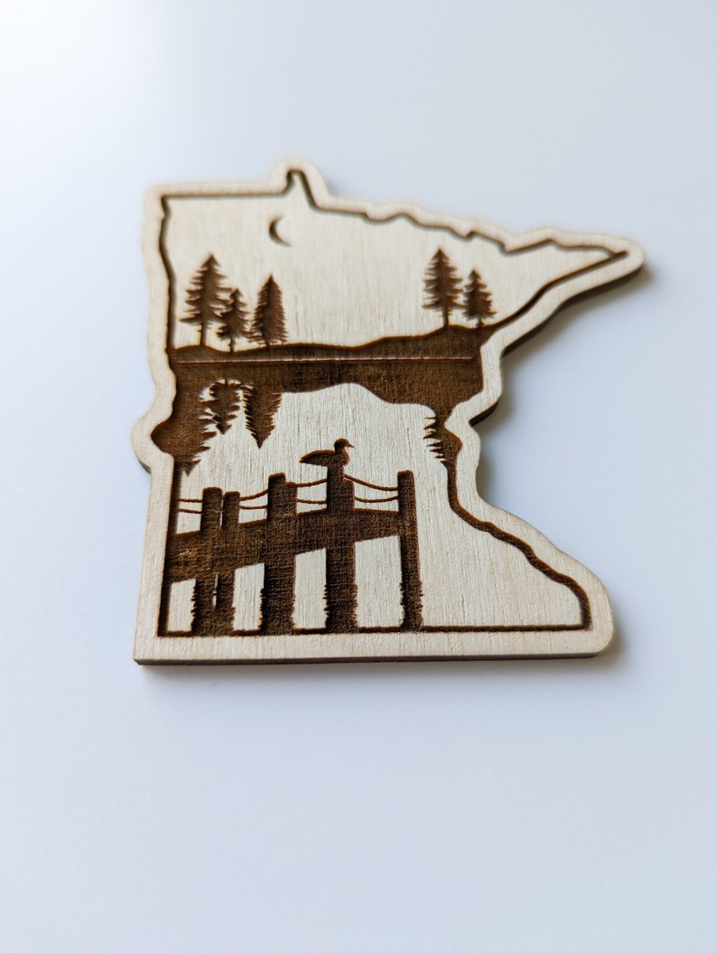 Minnesota Magnet State Magnets Minnesota State MN Decor - Etsy