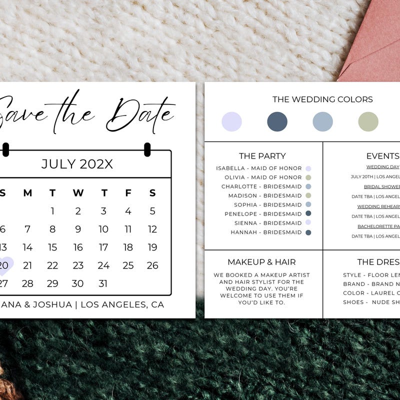 Save the Date Box - Etsy