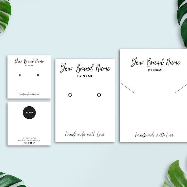 Custom Earring Cards - Etsy