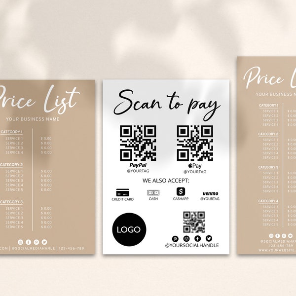 Custom Price List Board - Etsy