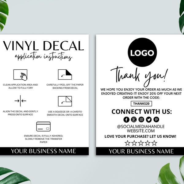 Vinyl Decal Packaging - Etsy