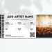 Editable Concert Ticket Template, Printable Event Ticket, Customizable ...