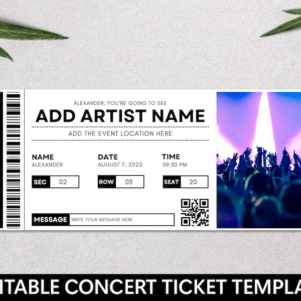 Concert Ticket Gift - 60+ Gift Ideas for 2025