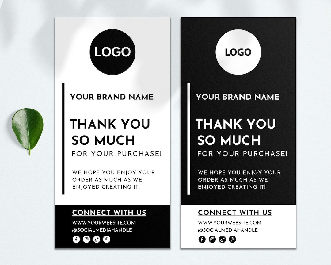 Editable Box Label Template, Packaging Insert Design, Custom Packaging ...