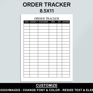 Editable Clothing Business Bundle, Order Form, Tshirt, Invoice Template ...