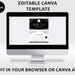 Editable Loyalty Card, Canva Template, Modern, DIY Rewards Card Design ...