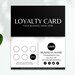 Editable Loyalty Card Template, Printable Loyalty Card, DIY Customer ...