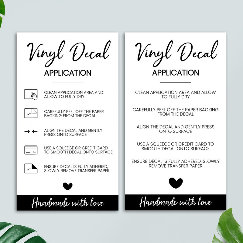 Vinyl Decal Packaging - Etsy