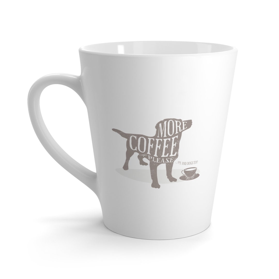 Coffee & Dogs Latte Mug - Etsy