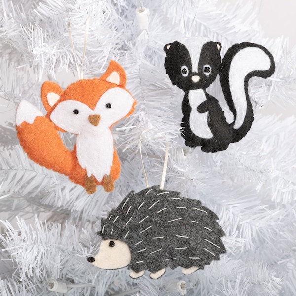Felt Forest Animals - Etsy