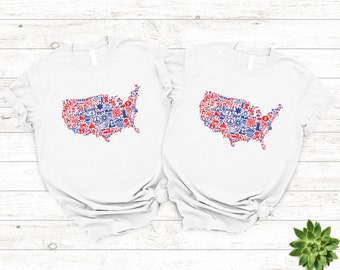 Freedom Map of Usa | Etsy