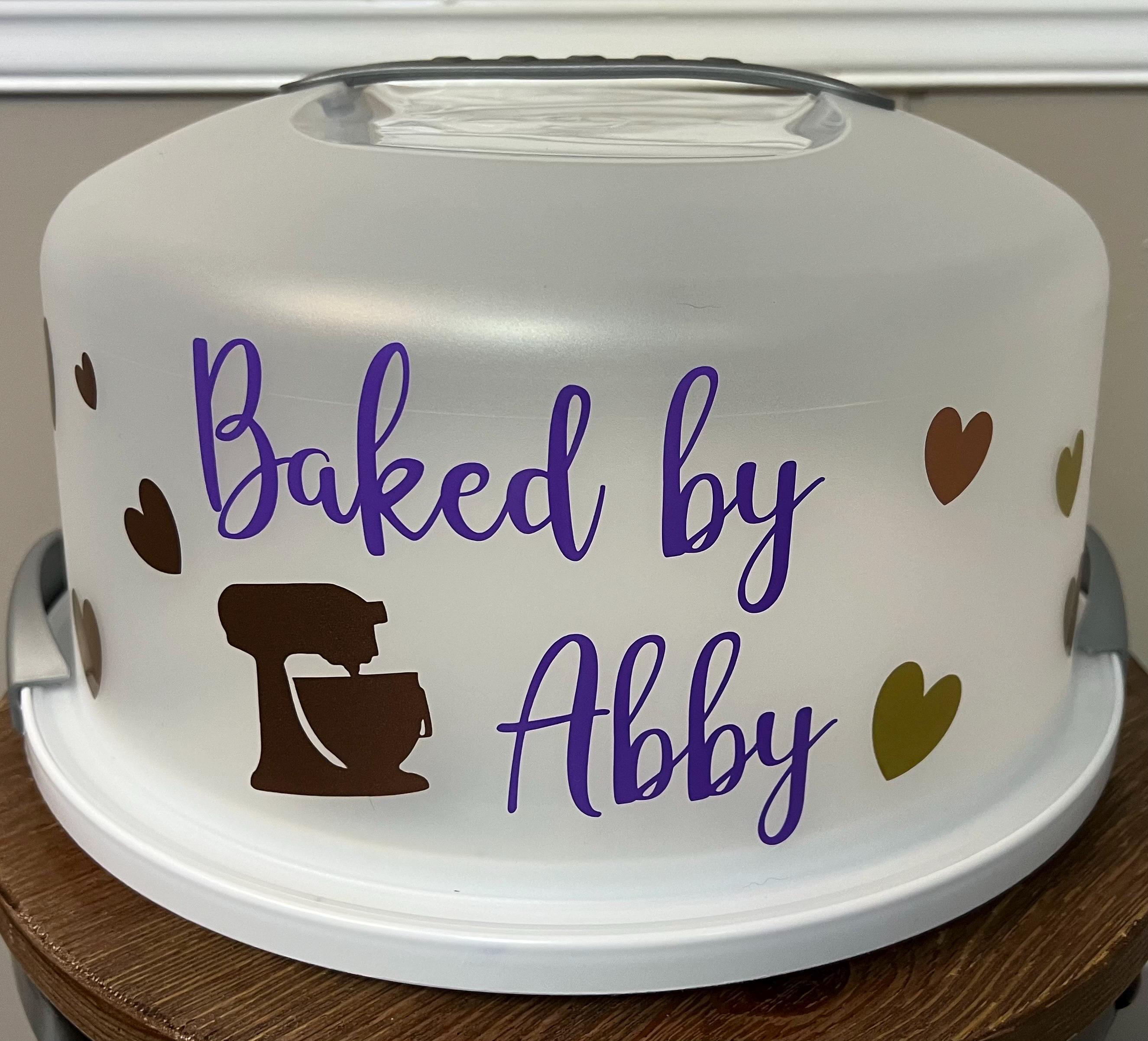 Personalized Cake Carrier: 12" Dessert Carrier - Etsy