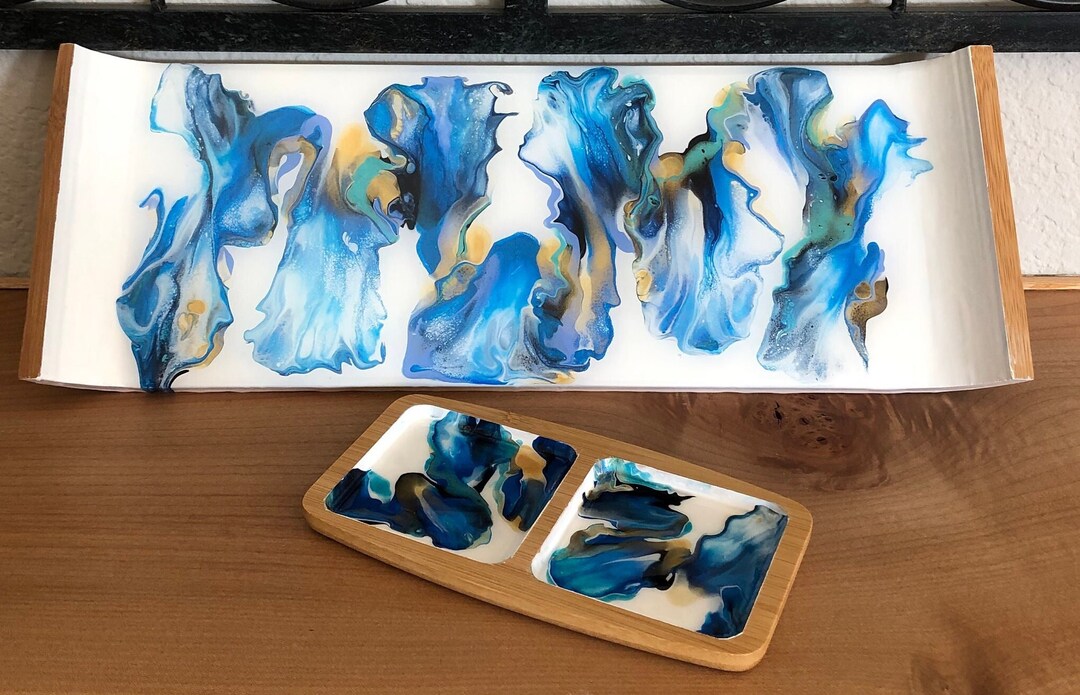 17x6 Wooden Tray, Bamboo Tray, Appetizer Tray, Serving Tray, Sushi Tray ...