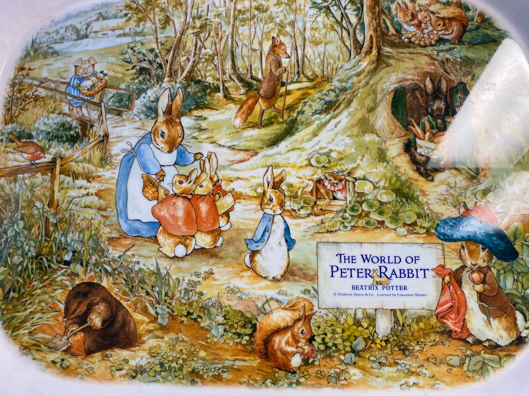 Beatrix Potter Serving Trays, the World of Peter Rabbit, Set of 2 ...