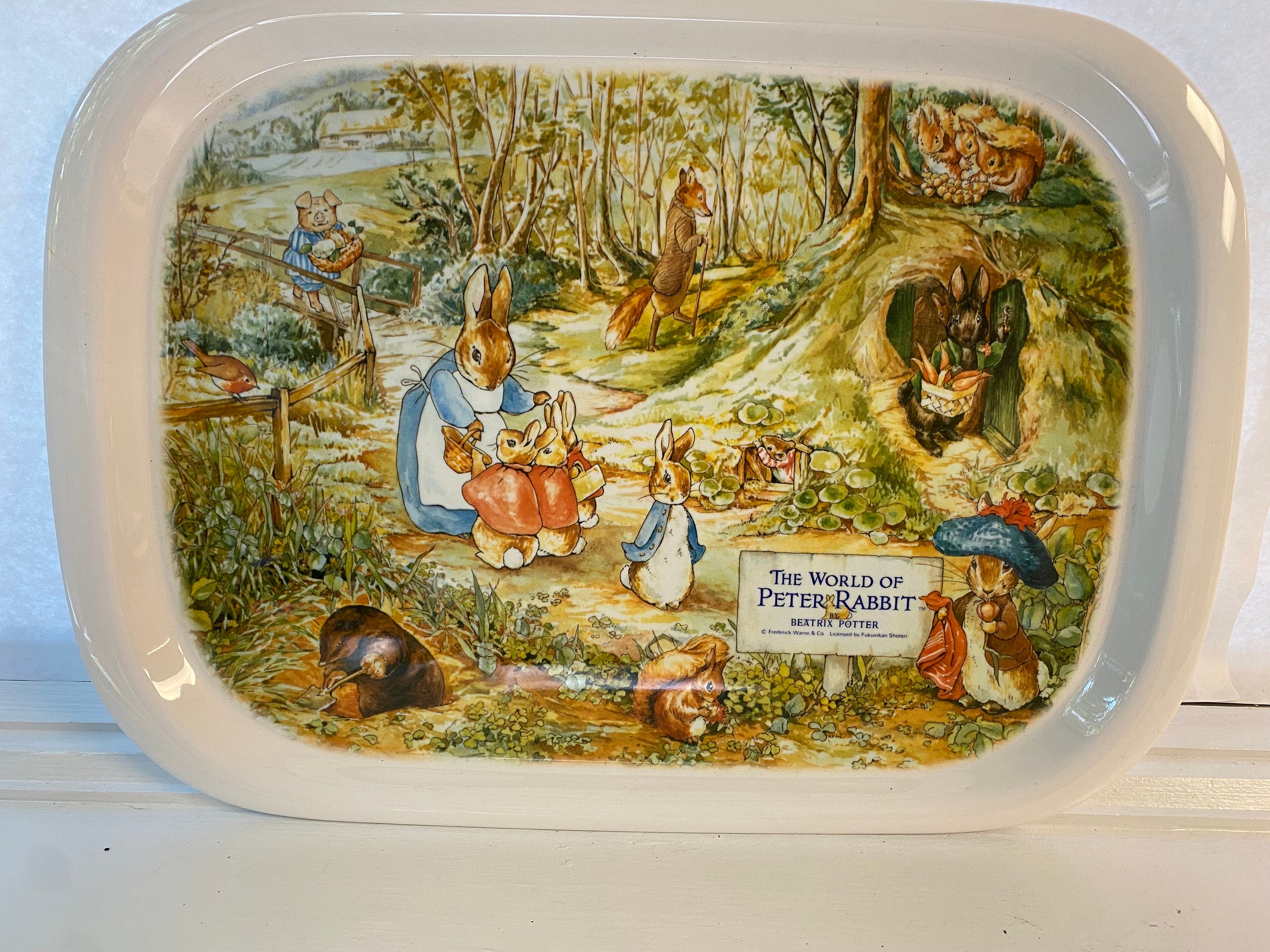 Beatrix Potter Serving Trays, the World of Peter Rabbit, Set of 2 ...