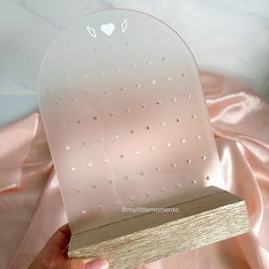 Personalised Earring Stand, Earring Display Stand, Jewellery Stand ...