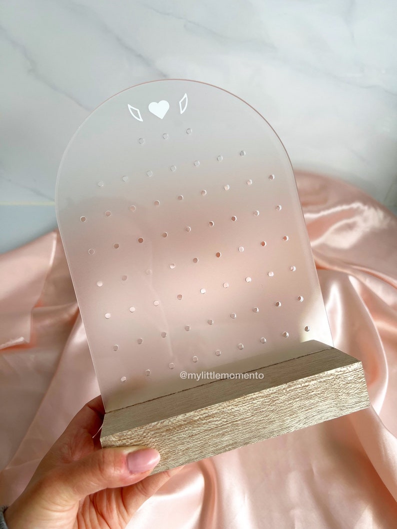 Personalised Earring Stand, Earring Display Stand, Jewellery Stand ...
