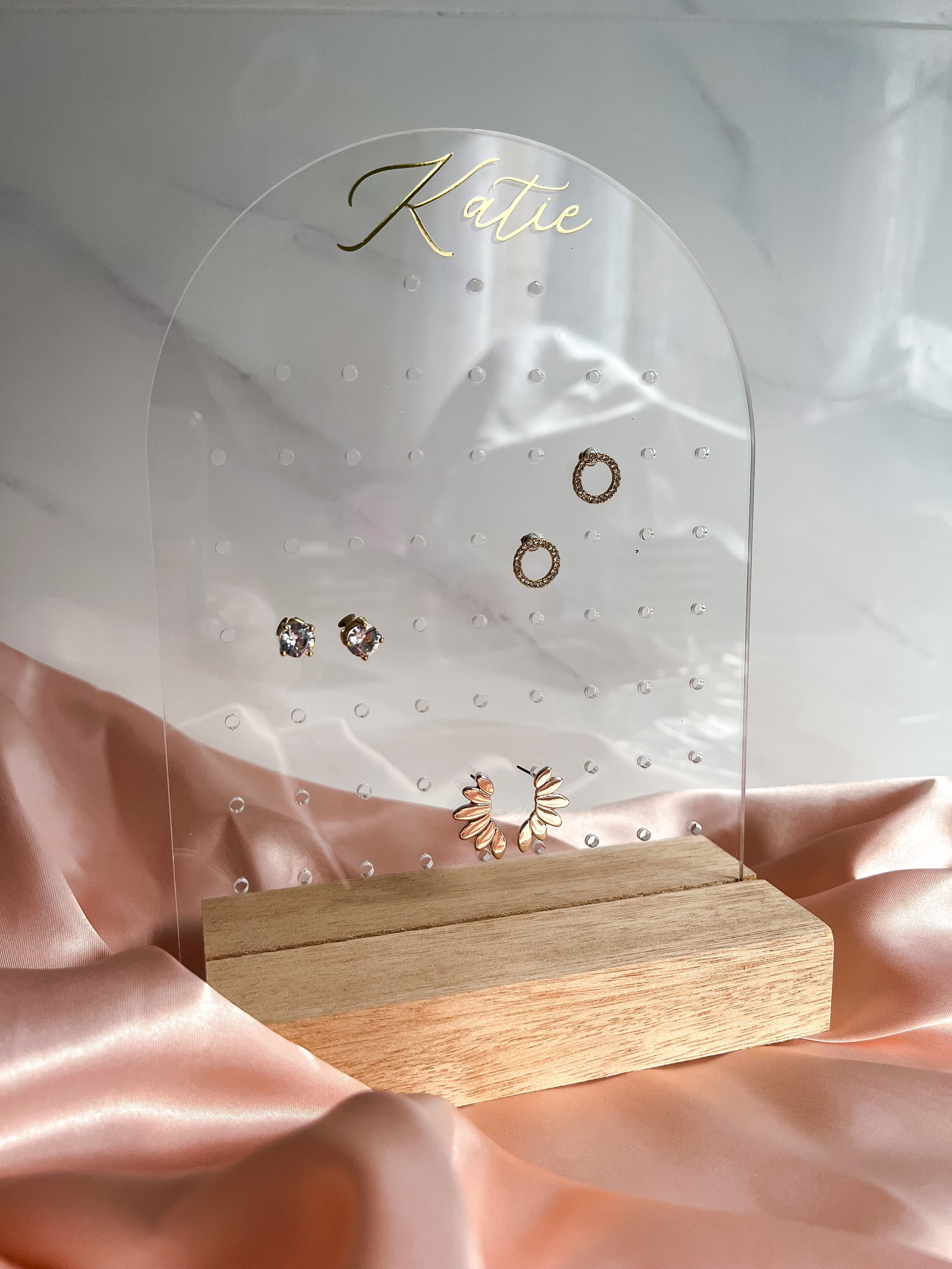 Personalised Earring Stand, Earring Display Stand, Jewellery Stand ...