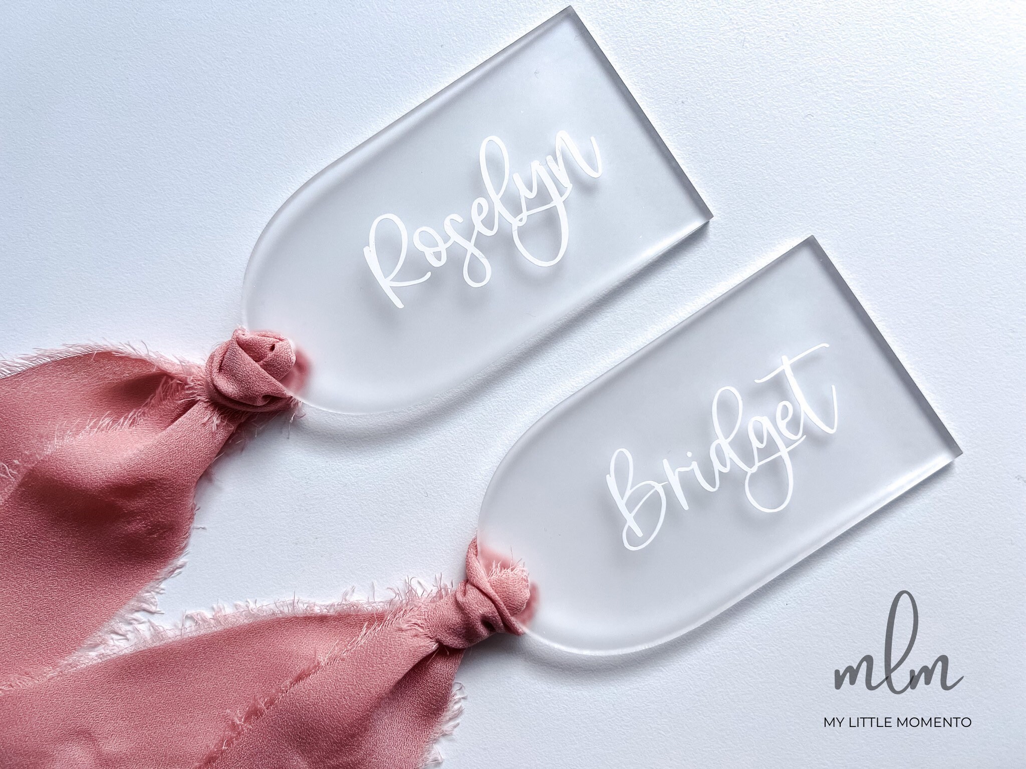 Luggage Tag Place Cards, Bookmark Place Cards, Ribbon Name Tags, Event ...