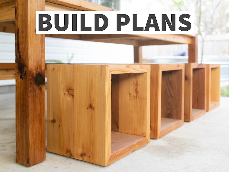 Cube Stool Build Plans - Etsy