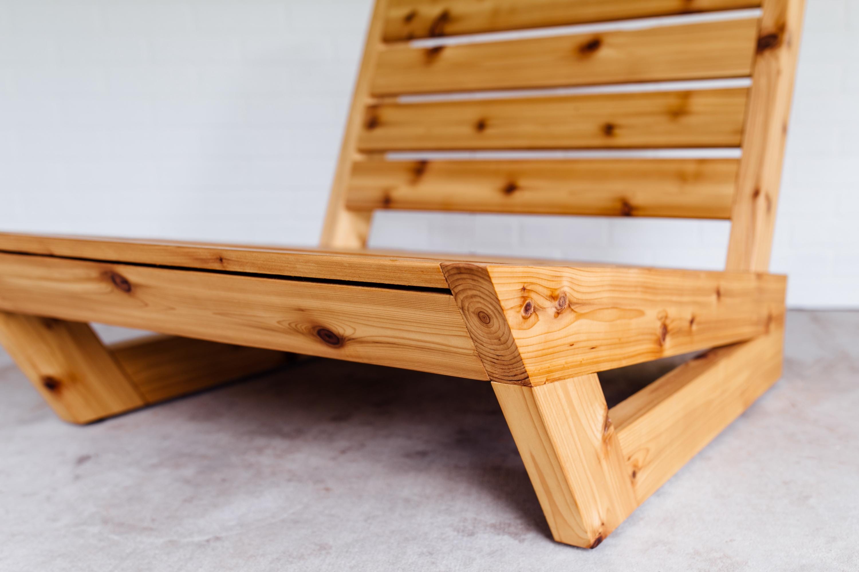 DIY Modern Lounge Chair Plans: Outdoor Woodworking (PDF Download) - Etsy