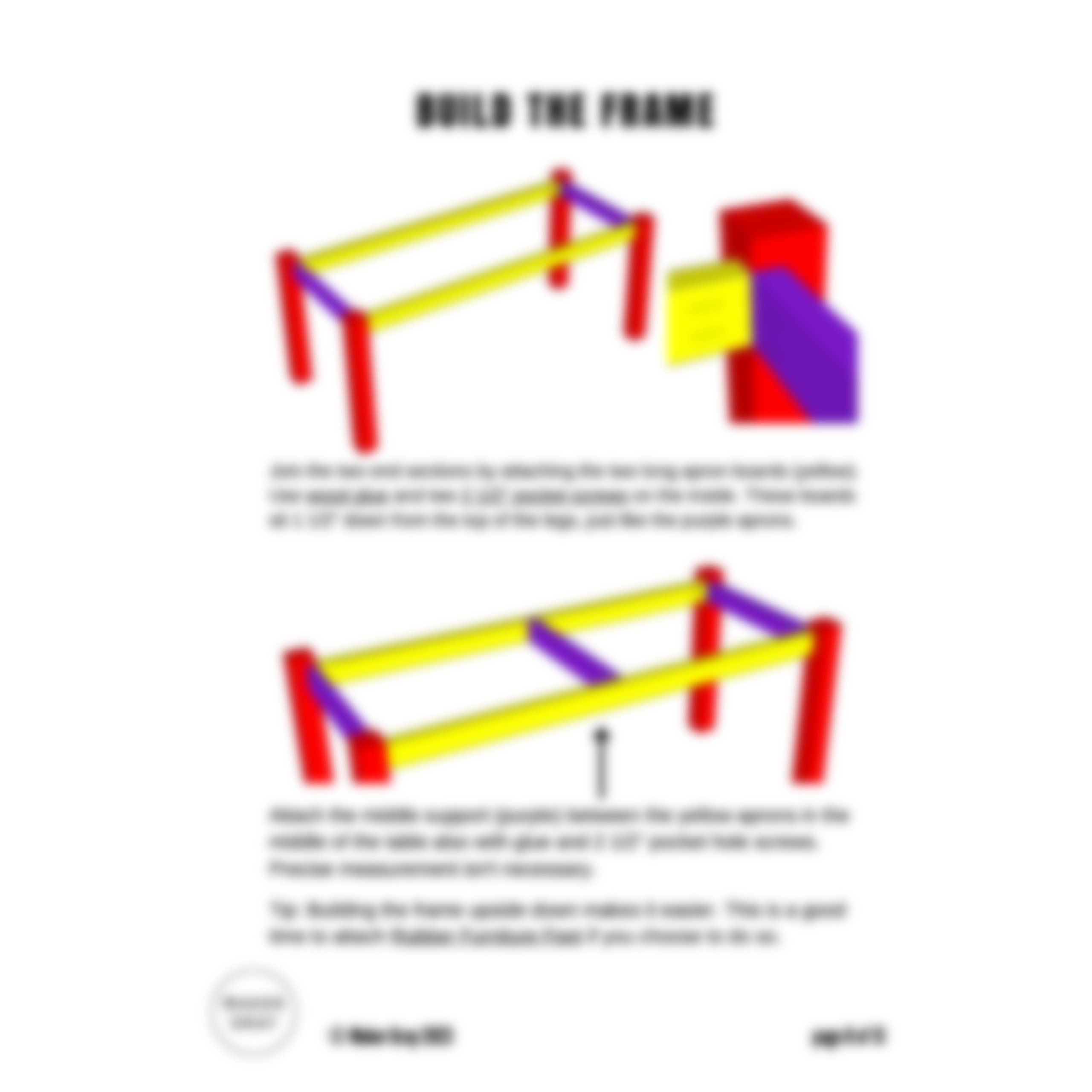 Outdoor Dining Table Build Plans - Etsy