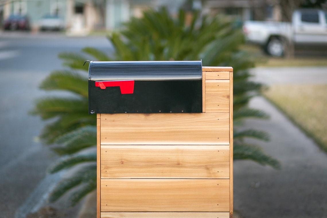 Modern Mailbox Build Plans - Etsy