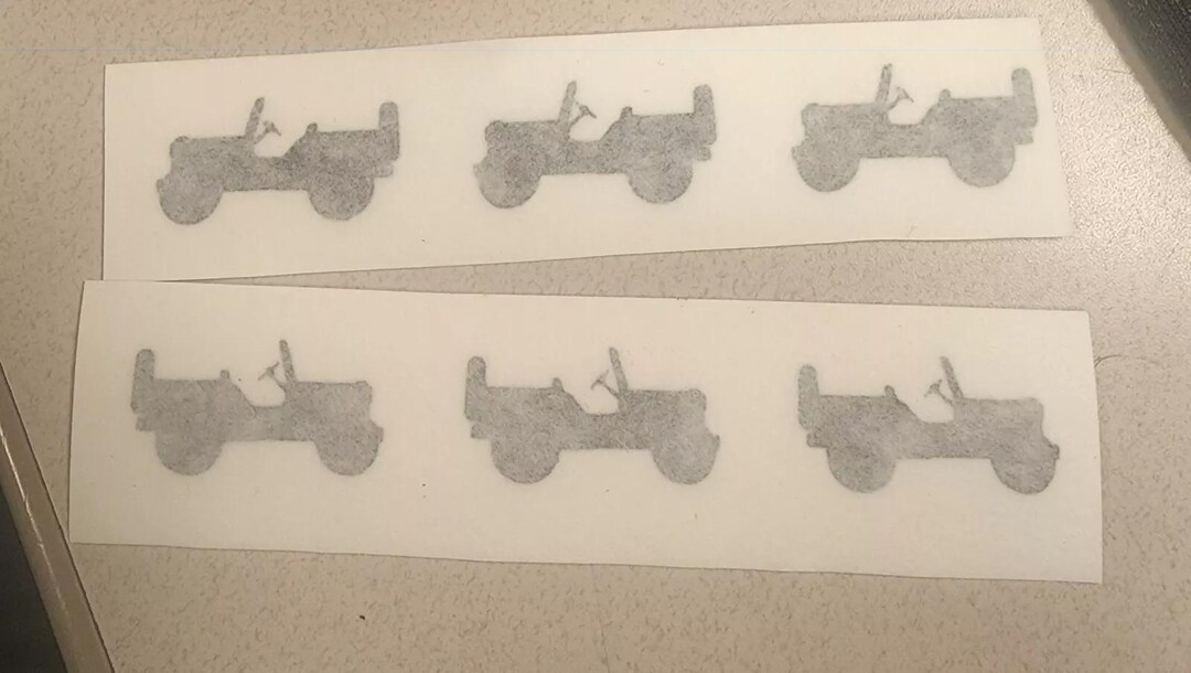 Easter Eggs 1" X 5/8" 12 Total. 6 Each Way, Great for Windshields Jeep ...