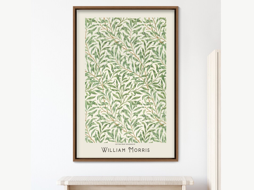 William Morris Framed Canvas Wall Art Print Historic Cultural ...