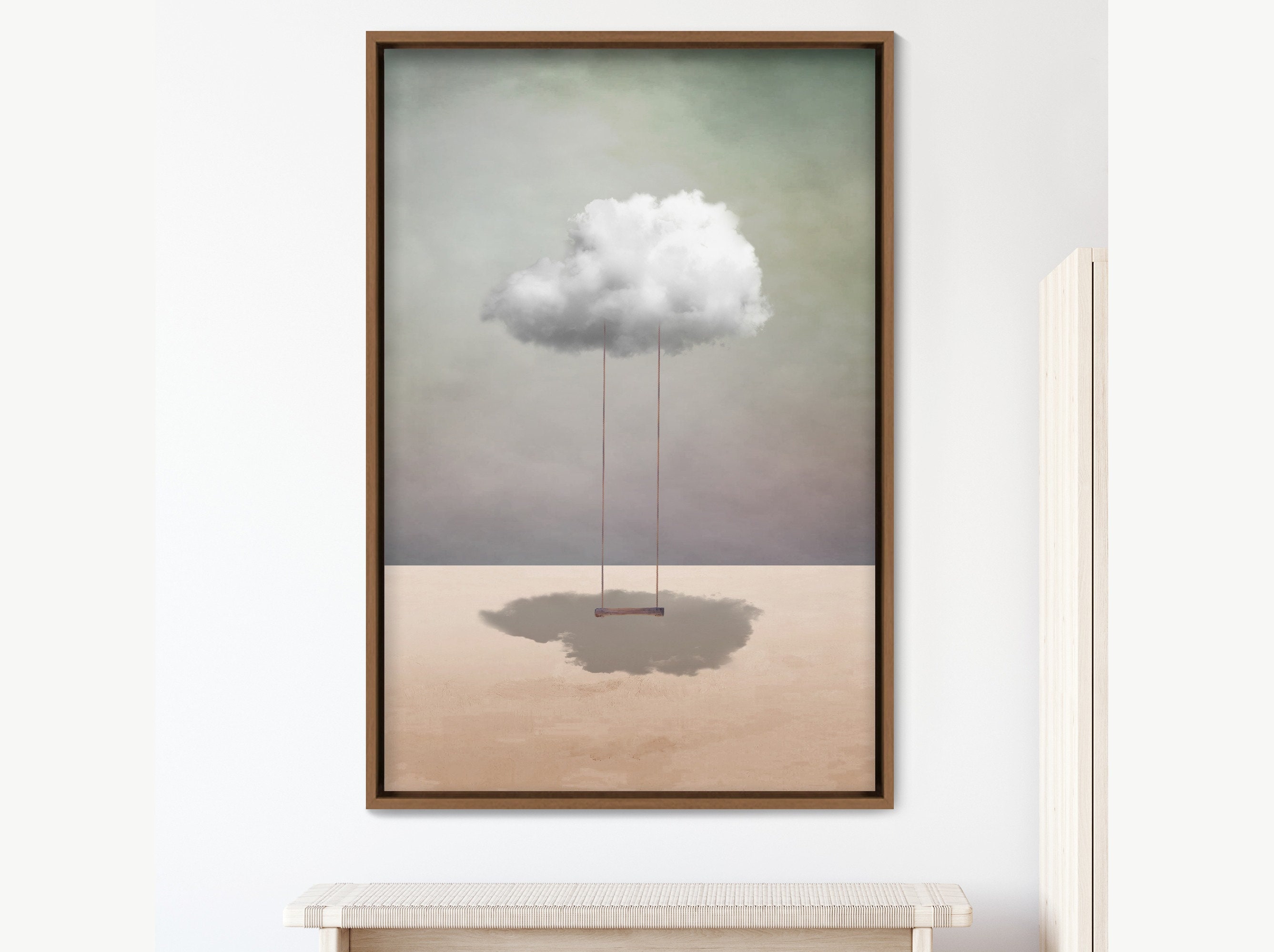 Clouds Wall Art Print, Clouds Landscape Framed Large Gallery Art Print ...