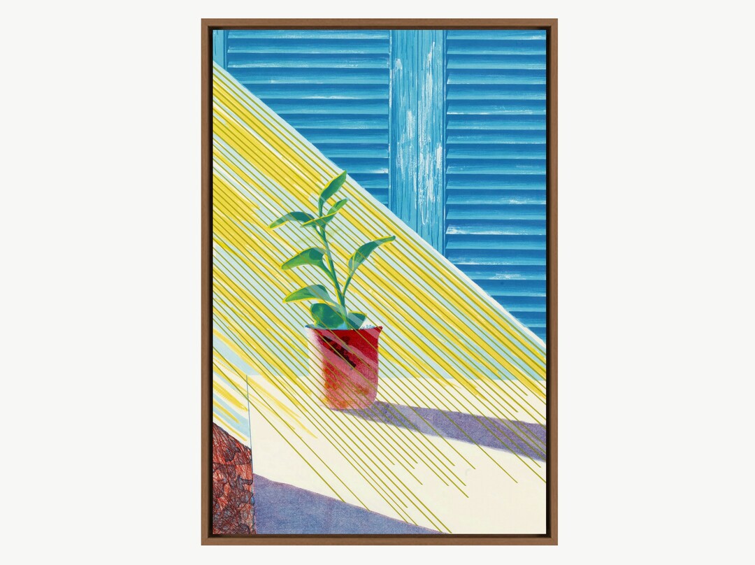 David Hockney Sun 1973 Framed Canvas Print Large Wall Art - Etsy