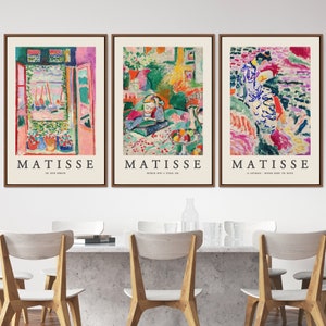 Matisse Wall Art, Art Print, Frame Large Wall Art, Modern Art, Vintage ...