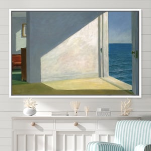 Edward Hopper, Rooms by the Sea 1951, Framed Canvas Print, Large Wall ...