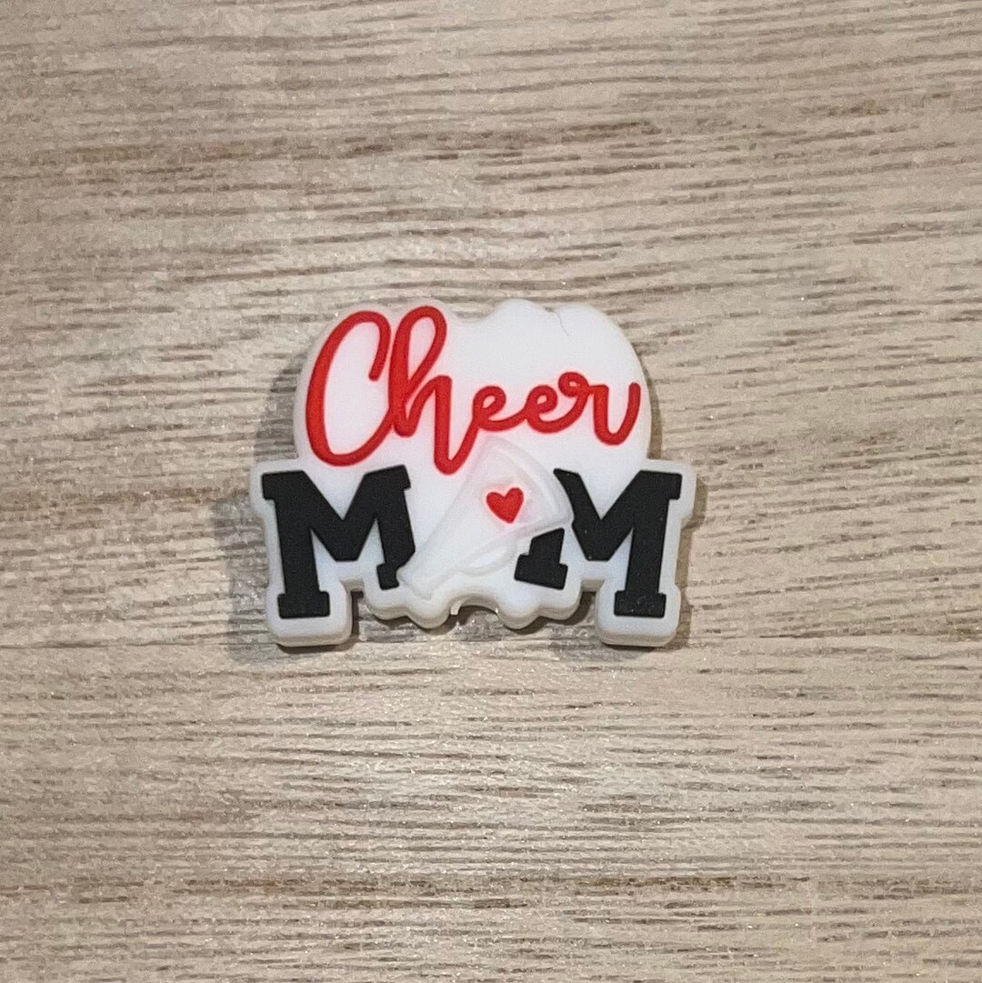 Cheer Mom Silicone Focal Bead - Etsy