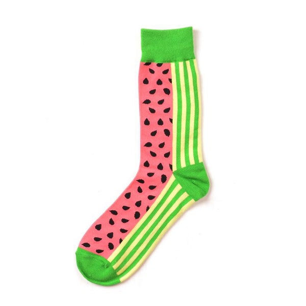 Watermelon Socks - Etsy