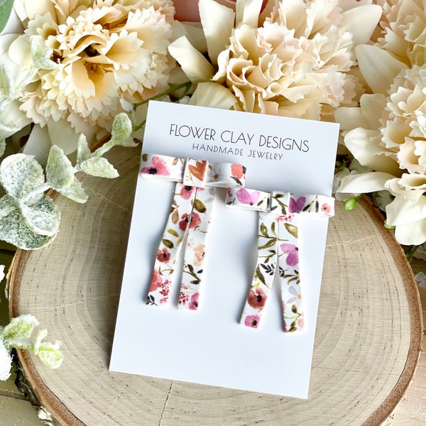 Flowers Ribbons Bow - Etsy
